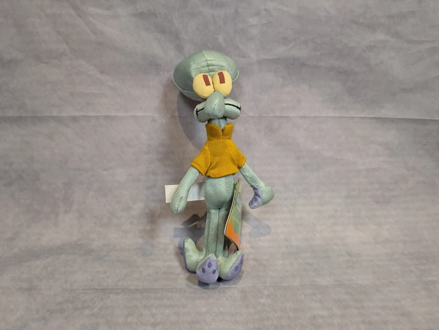 SPONGEBOB SQUAREPANTS SQUIDWARD Plush 8" Soft Toy with Tag Mattel 2002 ...