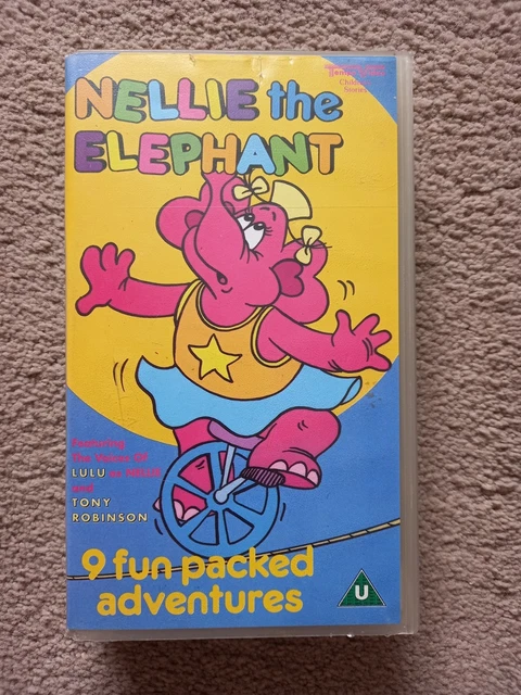 NELLIE THE ELEPHANT VHS Video Tape | 9 Stories | 1990 | Tempo Video £16 ...