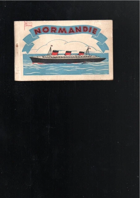 CARNET DE 12 CPA Transatlantique paquebot normandie complet intérieur art déco EUR 12,00 ...