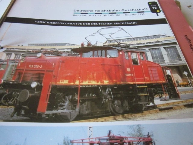 LOKPROFIL MIT AUFRISSZEICHNUNG DRG 72 DRG /DB E 63 Verschiebelok EUR 4 ...