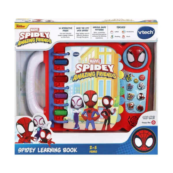 VTECH MARVEL SPIDEY and his Amazing Friends Learning Book ,Teach Kids ...
