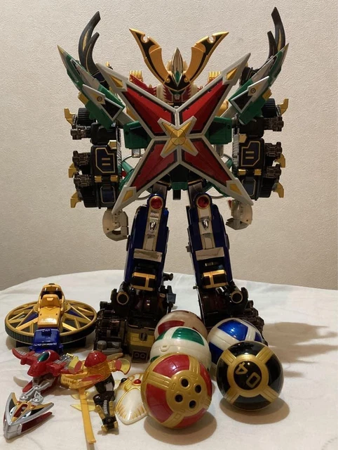 POWER RANGERS NINJA Storm Hurricaneger Chogokin DX Senpujin Megazord ...