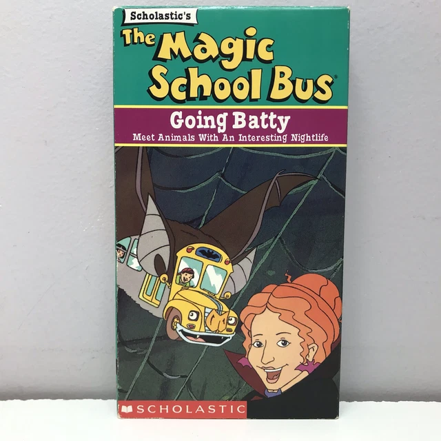 MAGIC SCHOOL BUS Going Batty VHS Video Tape PBS Bats Nightlife BUY 2 ...