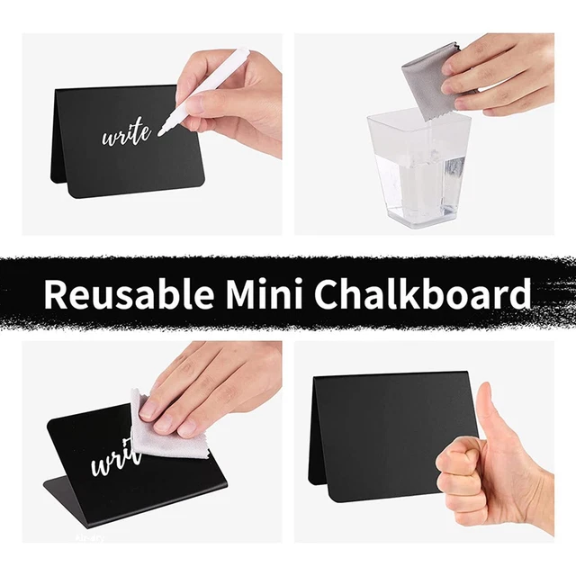 DESKTOP WHITEBOARD MESSAGE Board Acrylic Dry Erase Boards for School ...