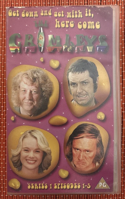 RARE THE GRIMLEYS VHS Video Noddy Holder Amanda Holden Nigel Planer ...