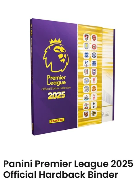 PANINI 2025 PREMIER League HARDBACK ALBUM* (2024/25 Season) Panini Uk ...