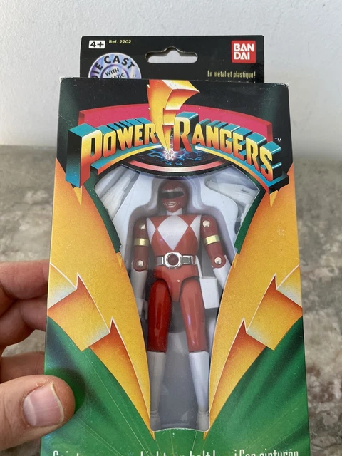 SENTAI POWER RANGERS Force Rouge 1993 Light Up Belt Neuve En Boîte ...