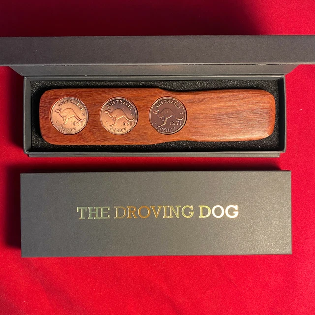 TWO-UP GAME ANZAC Day Set Australian Pennies Hardwood Kip Kangaroo ...