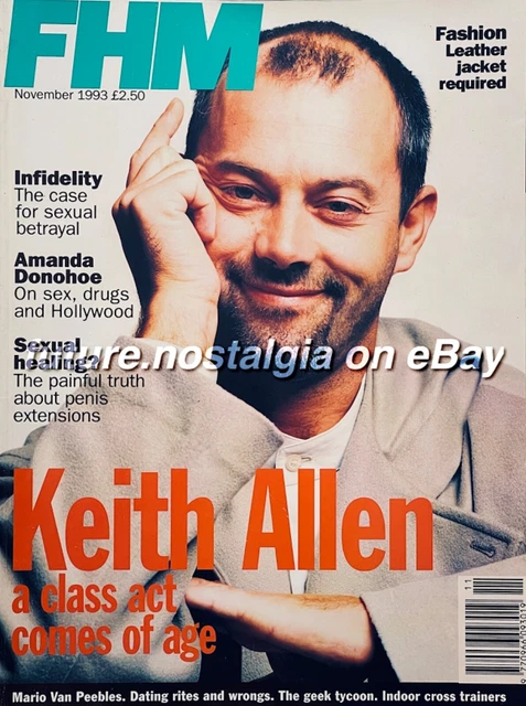KEITH ALLEN BILL GATES AMANDA DONOHOE FHM Magazine November 1993 No 48 ...