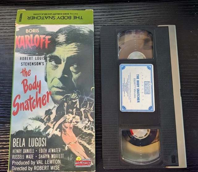 THE BODY SNATCHER - VHS - Boris Karloff - Bela Lugosi - Nostalgia ...