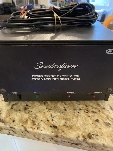 SOUNDCRAFTSMEN PM840 POWER Amplifier Phase Control Regulation Mosfet ...