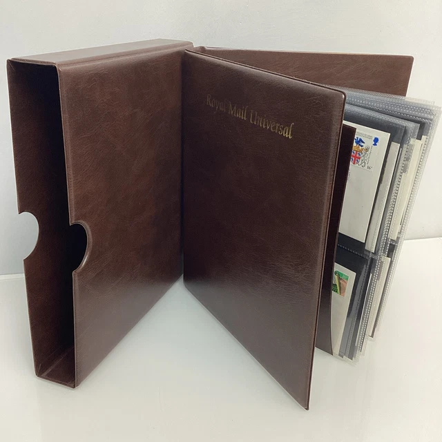 ROYAL MAIL FIRST Day Covers + Stamps in Universal Album & Slipcase 1984 ...