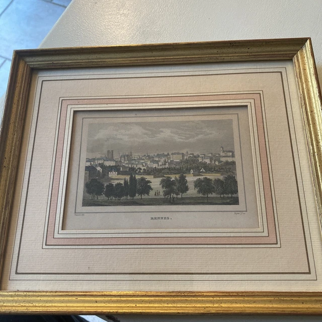 TABLEAU GRAVURE RENNES EUR 10,00 - PicClick FR