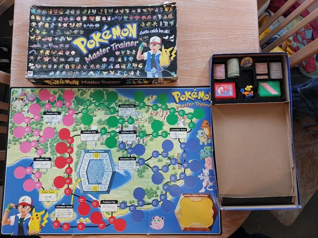 HASBRO POKEMON MASTER Trainer Board Game Vintage 1999 £74.99 - PicClick UK