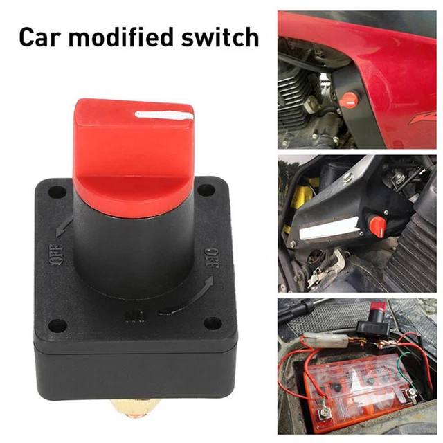 100A BATTERY MASTER Disconnect Rotary Cut Off Isolator Kill Switch Car ...