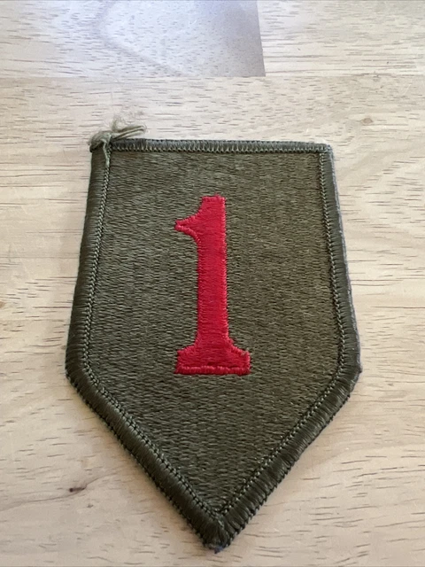 ORIGINAL POST-WWII US Army 1st Infantry Division Patch. Lot 550 £8.61 ...