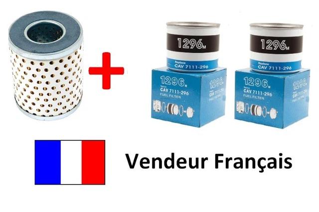 KIT FILTRE MASSEY Ferguson 35,135, A3.152 - Filtre Huile + 2 x Filtres Gazole EUR 16,99 ...