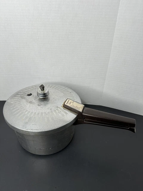 VINTAGE PRESTO 4 Quart Pressure Cooker Model A403AD 4 Pieces USA $19.00 ...
