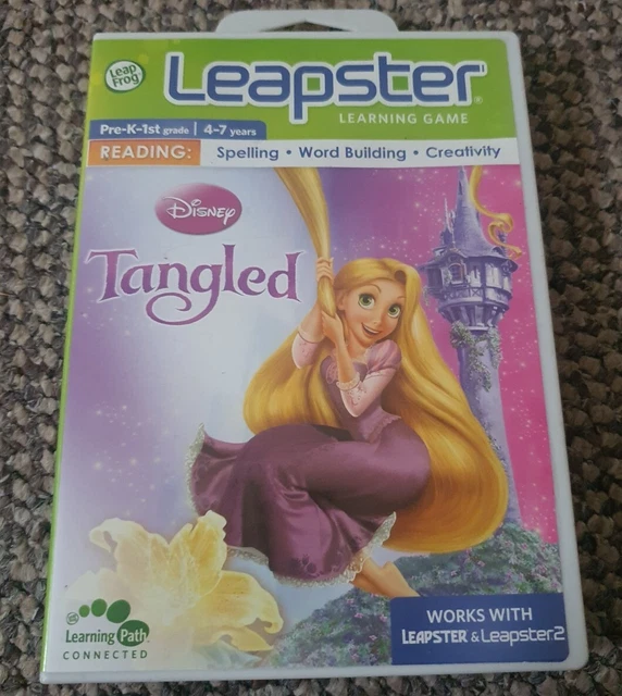 LEAP FROG LEAPSTER Disney Tangled Learning Game Reading 4/7yrs and ...