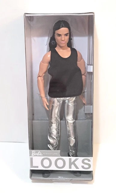 BARBIE SIGNATURE LOOKS Doll Model #9 HCB79 Male Native Made to Move ...