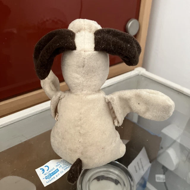 1989 WALLACE AND Gromit GROMIT finger puppet 5.5" soft toy, Born To ...