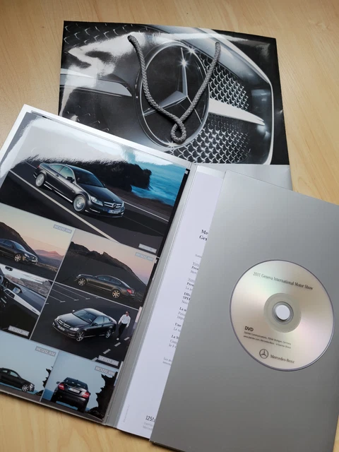 MERCEDES BENZ DOSSIER de presse press kit Genève 2011 - C63 AMG SLK EUR ...