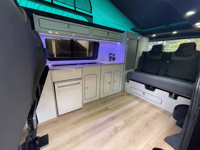 VW TRANSPORTER T5 T6 2003-2023 SWB Camper Kitchen Furniture Table £ ...