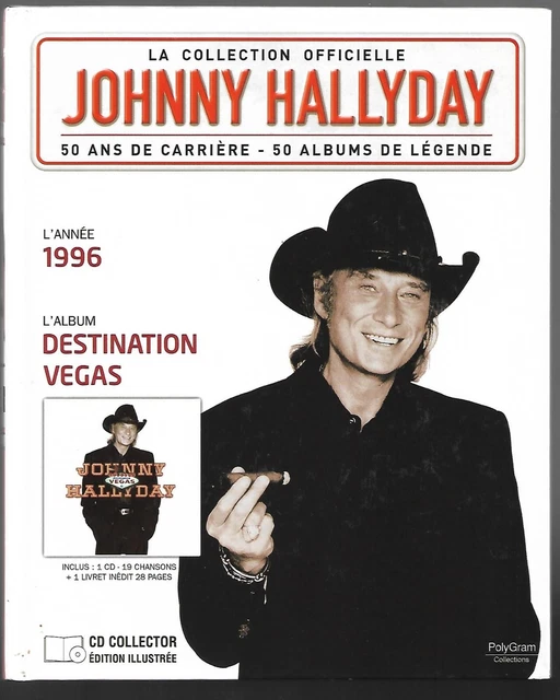 LIVRET + CD La collection officielle "Johnny Hallyday" Destination ...