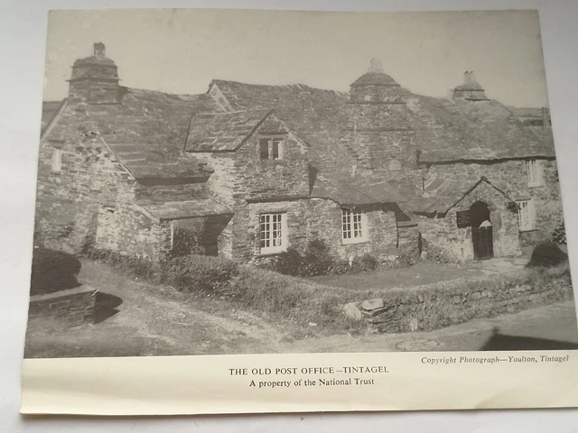 VINTAGE OLD GUIDE photo leaflet 1960s Post office Tintagel North ...