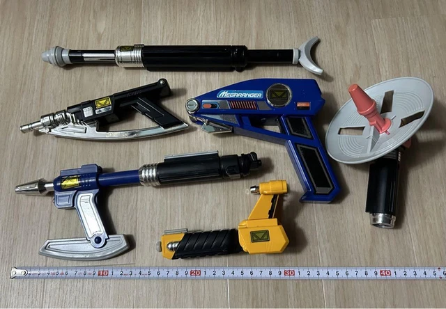 POWER RANGERS IN Space Megaranger Morpher Weapon 6p set BANDAI Japan ...