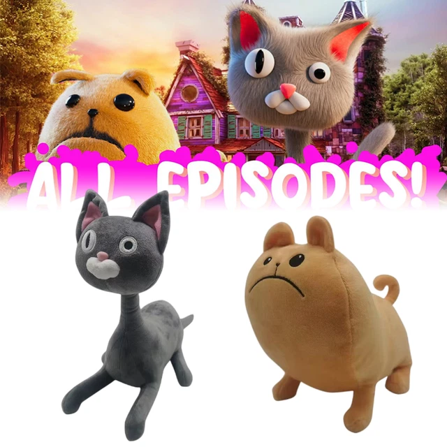 YOUTUBE NOODLE AND Bun Plush Toys Cat Dog Plushies Cute Cartoon Decor ...