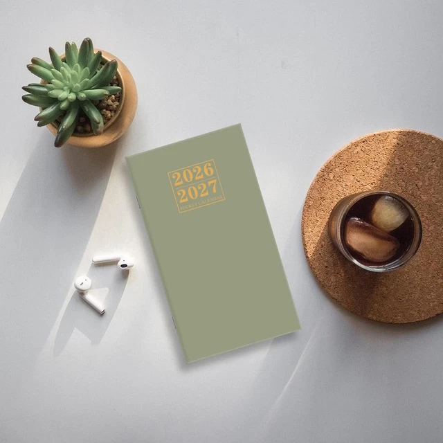 2026-2027 POCKET CALENDAR Monthly Planner January 2026 to December 2027 ...