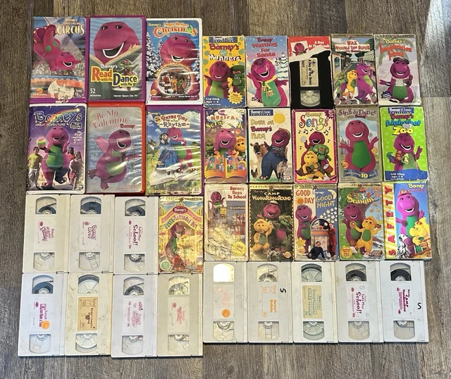 HUGE BARNEY VHS Lot 34 Backyard Gang, Home Videos, Classic Collections ...