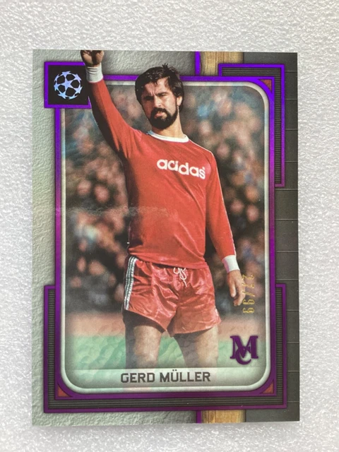 TOPPS MUSEO 23-24 Gerd Muller Fc Bayern Monaco Parallelo 27/99 EUR 17 ...