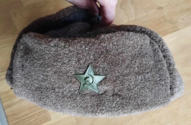 CHAPKA USHANKA SOVIET ww2 wwII repro copie URSS soviétique russe ...