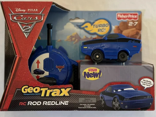 2011 DISNEY PIXAR Cars 2 GeoTrax RC Rod Redline Fisher Price New £65.87 ...
