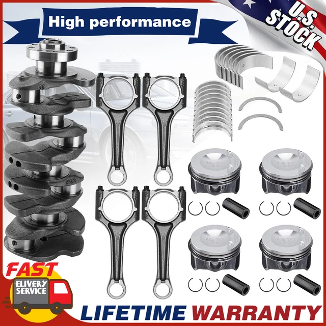 ENGINE OVERHAUL REBUILD Kit-Crankshaft Conn Rods for Audi A4 A6 VW Golf ...
