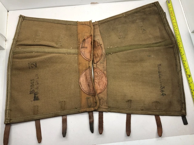 ORIGINAL WW2 BRITISH Army 37 Pattern Despatch Riders High Sided Spats ...
