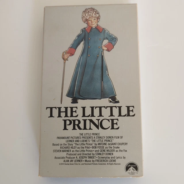 THE LITTLE PRINCE By Antoine deSaint-Exupery VHS. Gene Wilder, Bob ...