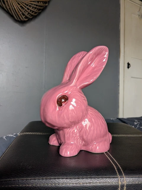 VINTAGE SYLVAC PINK Snub Nose Rabbit 1027 £109.92 - PicClick UK