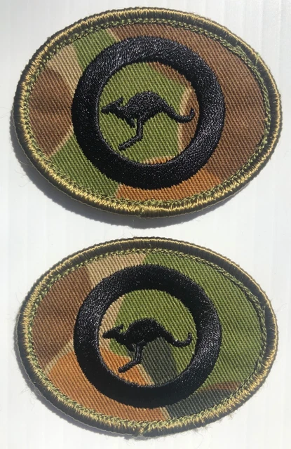 ROYAL AUSTRALIAN AIR Force RAAF Roundel DPCU biscuit X2 patches FREE ...