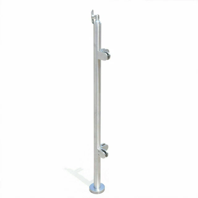 GLASS RAILING POST Stainless Steel Glass Balustrade Railing Post Glass ...