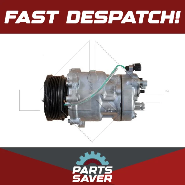 AIR CON COMPRESSOR fits VW POLO Gti 6N 1.6 99 to 01 AC Conditioning NRF ...