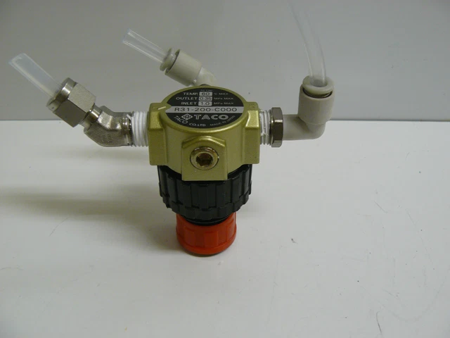 TACO R31-200-C000 PRESSURE REGULATOR 1.0 MPa INLET 0.35 MPa OUTLET £32. ...