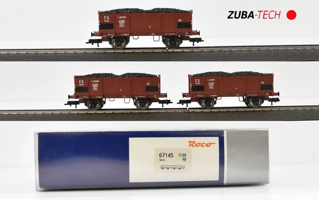 ROCO 67145 GÜTERWAGEN-SET 3-tlg FS, H0 DC mit OVP / J716 EUR 36,72 ...