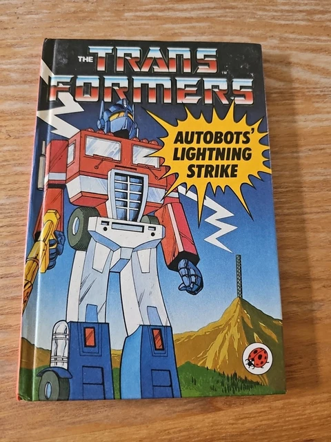THE TRANSFORMERS VINTAGE autobots lightning strike ladybird book 1st ...