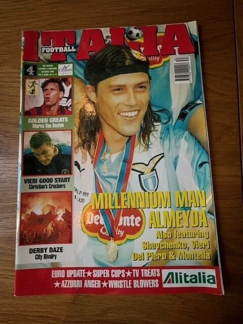 FOOTBALL ITALIA MAGAZINE - October 1999 Volume 5 Issue 10 £10.00 ...