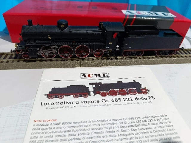 ACME FS 60504 Locomotiva a vapore Gr. 685.222 di IV^ serie con telaio lungo EUR 251,00 - PicClick IT