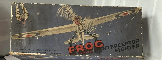 VINTAGE FROG INTERCEPTOR Fighter Model Aircraft Complete Ready To Fly £ ...