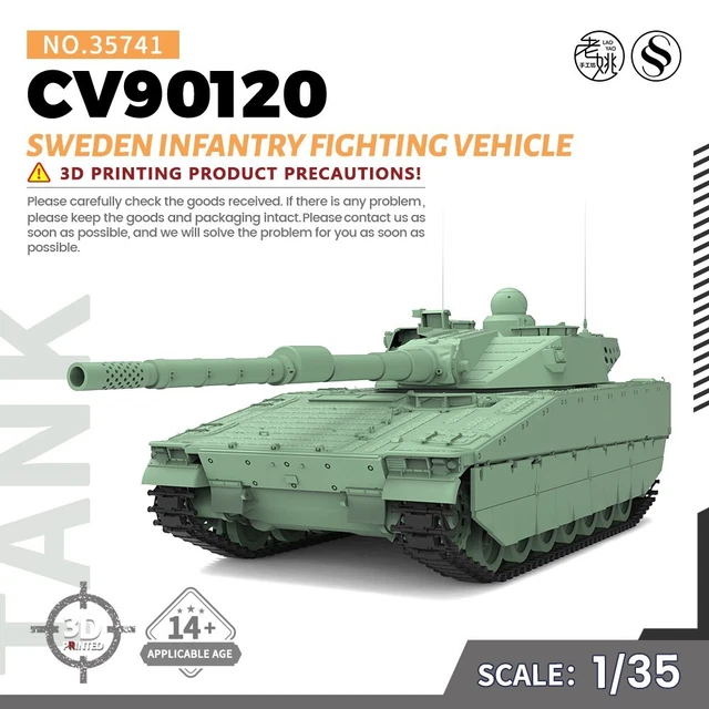 SSMODEL SS35741 1/35 Military Model Kit Sweden CV90120 Infantry ...